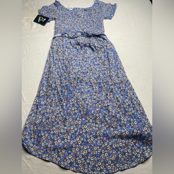 art class | Dresses | Art Class Periwinkle Blue Yellow Dress With ...